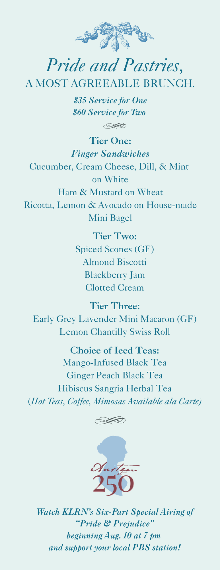 Jane Austen's Pride and Pastries: A Most Agreeable Brunch ...